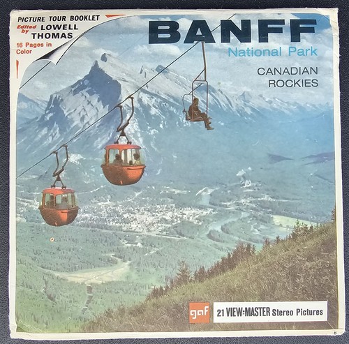 Banff National Park View Master Packet A004 3 Reel Set & Book Canadian ...