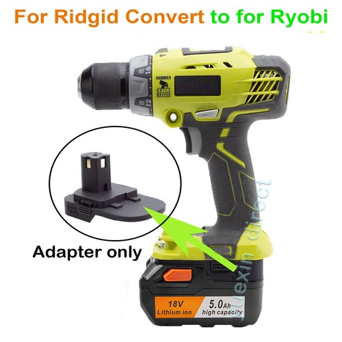 Adapter For Ridgid AEG 18V Lithium-ion Battery to for Ryobi 18V Tools ...