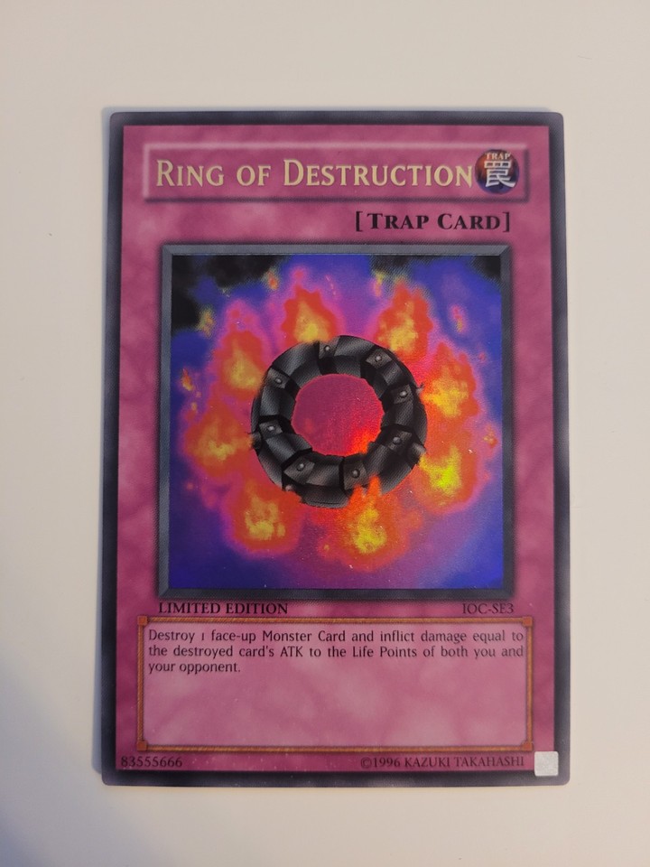 Ring of Destruction IOC-SE3 Ultra Rare Limited Near Mint Yugioh DNA ...