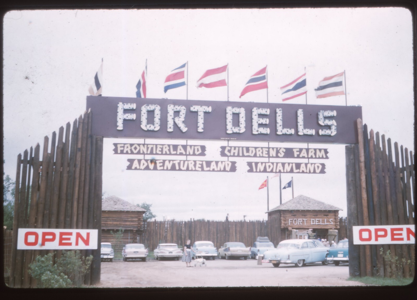 Vintage 35mm Film Slide 1959 Fort Dells Wisconsin | eBay