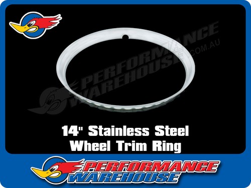 14 Inch Smooth Stainless Steel Beauty Wheel Trim Ring | eBay