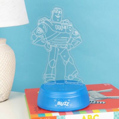 DISNEY Pixar Toy Story Buzz Lightyear LED luce laser eteched ...