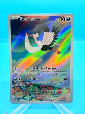 Bombirdier 219/198 NM – Pokémon Scarlet & Violet – Secret Rare Dark ...