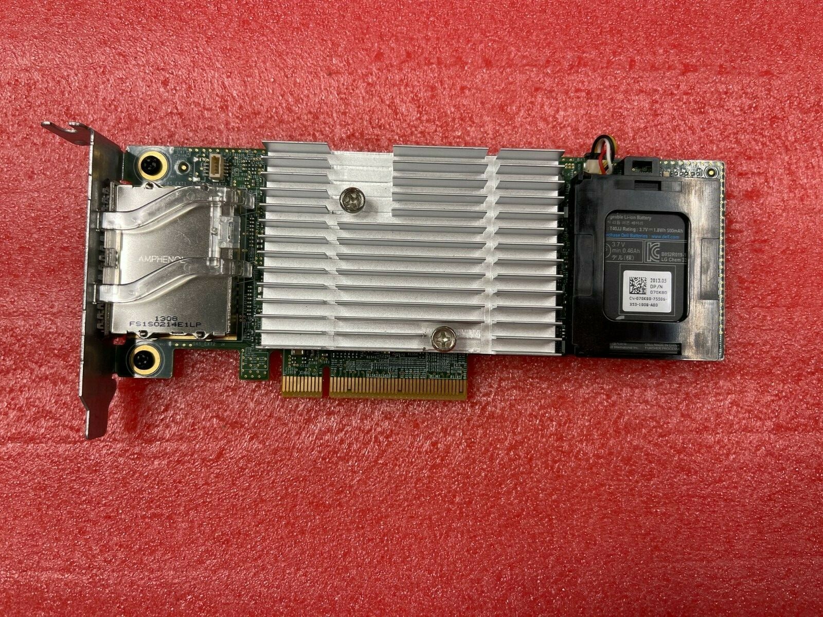 DELL 0VV648 POWEREDGE R620 PERC H810 SAS PCI-EXPRESS RAID CONTROLLER ...