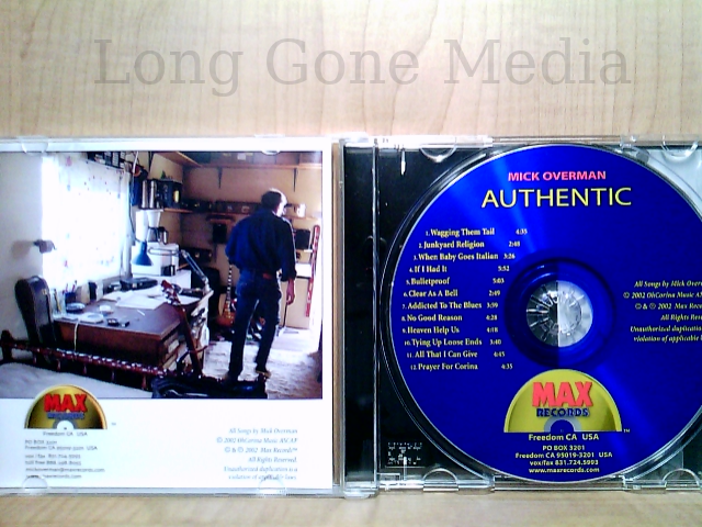 Authentic by Mick Overman (CD, 2002, OhCorina) | eBay