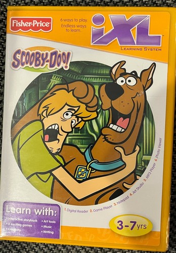 Scooby-Doo! iXL Fisher Price Learning System Game Multi Subject Ages 3 ...