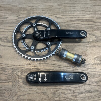 FSA Energy Crankset 110 BCD 175mm 50/34t ISIS Hollow Forged Black | eBay