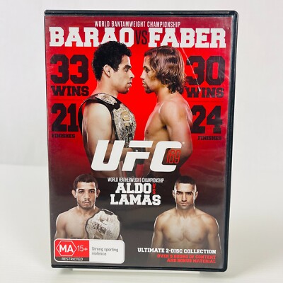 UFC #169 - Barao Vs Faber (DVD, 2014) Region 4 9318500054395 | eBay