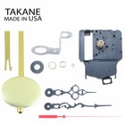 USA Takane Pendulum Clock Movement Kit with Hands, Rod & Bob, Multiple ...
