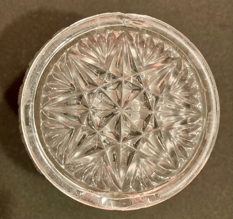 EAPG Antique Pattern LOOP & STAR SPOONER Ohio Flint Glass #95 1897 | eBay