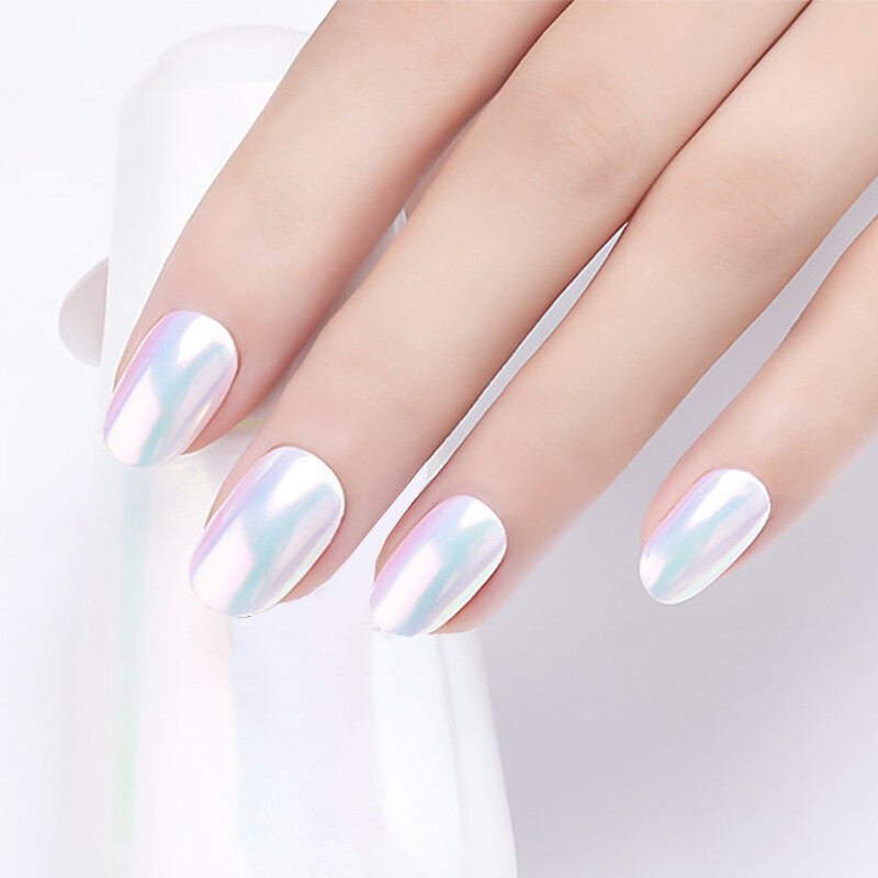 Color-Change Neon Aurora Mermaid Nail Art Glitter Powder Mirror Effect ...