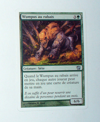 CARTE MTG MAGIC - VERSION FRANCAISE WUMPUS AU RABAIS | eBay
