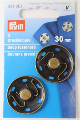 2 Annäh- Boutons Ø 30mm Laiton Antique De Prym Art No. 341261 | eBay