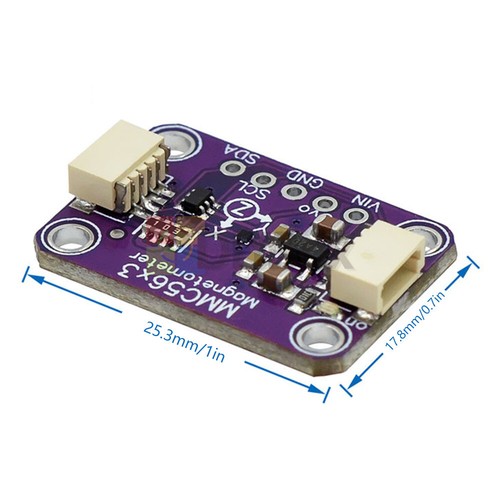 Magnetometer 3-Axis AMR Magnetic Sensor Module MMC5603 For QT/Qwiic ...