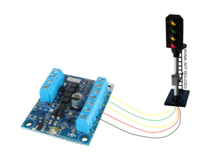 BLOCKsignalling ASP1A Model Railway Infra-Red 2 3 4 Aspect LED Signal ...