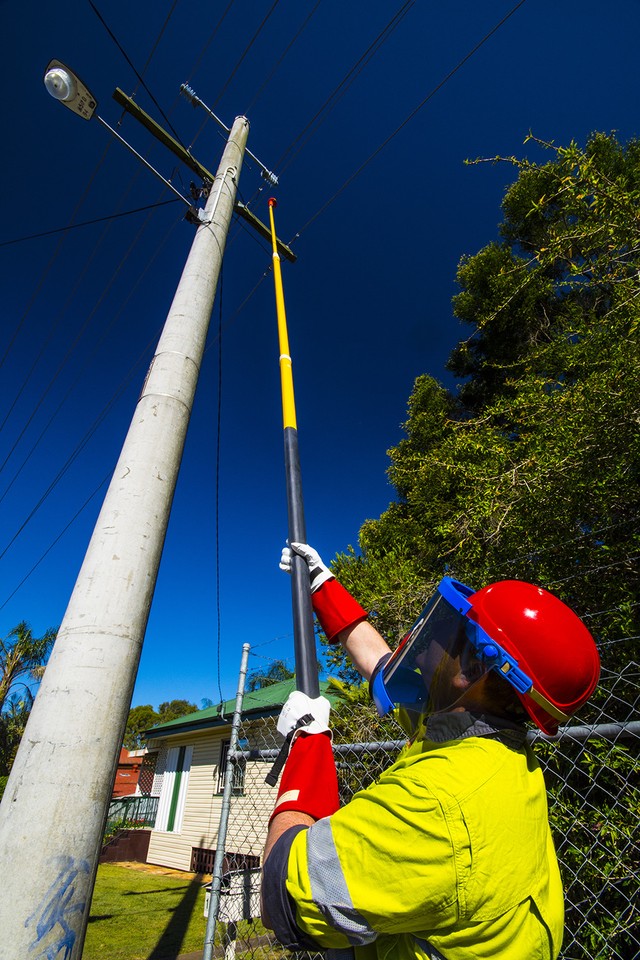 Telescopic Insulated Stick 10.6m (Hot Stick; Fuse Puller) | eBay
