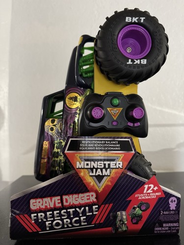 Monster Jam Grave Digger Freestyle Force Remote Control Truck | eBay
