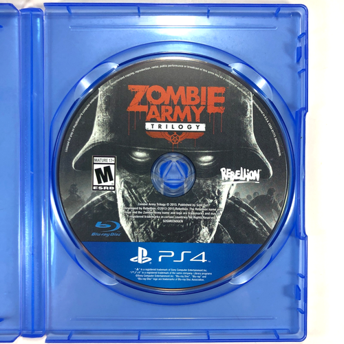 Zombie Army Trilogy PS4 PlayStation 4 - DISC ONLY | eBay