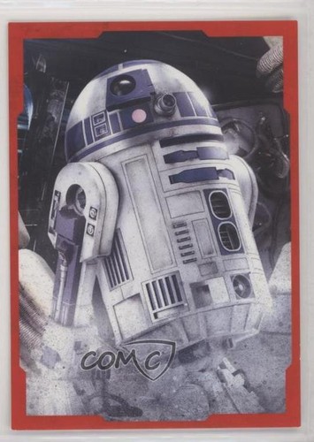 2017 Topps Star Wars: The Last Jedi Character Portraits Red /199 R2-D2 ...