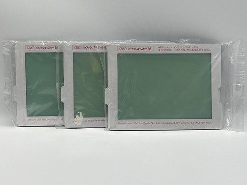 RISO Print Gocco B6 Hi-Mesh Master Sheet 3Pack（15sheet) Japan | eBay