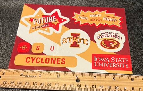 Iowa State University Mascot Sticker Sheet | eBay UK