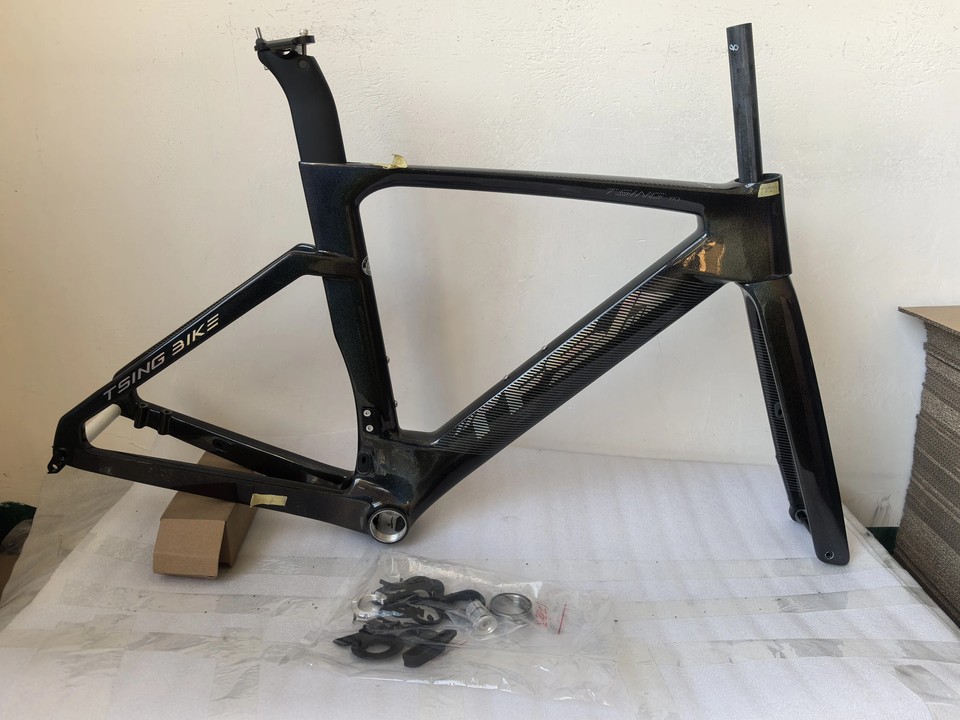 Road Bike Frame Aerodynamic High Speed Carbon Fiber Frameset With ...