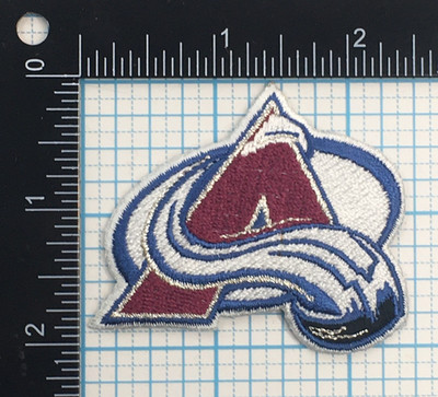 COLORADO AVALANCHE NHL HOCKEY VINTAGE 2.5" WHITE BORDER PRIMARY LOGO ...