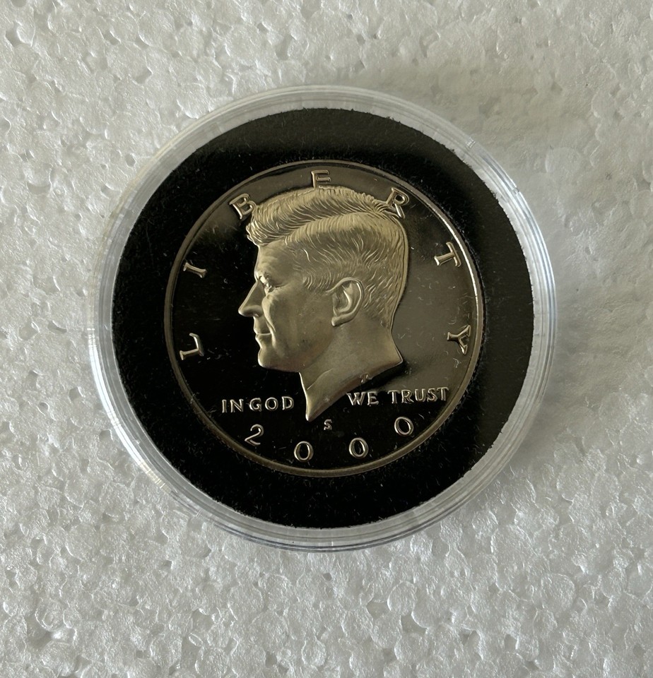 2000 P D S Kennedy Half Dollar Year Set Silver & Clad Proof & BU US 3 ...