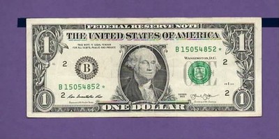 2013 $1.00 Star Note (B15054852*) Low Duplicate Runs (1981A, 1988A ...