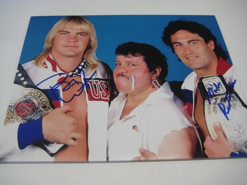 BARRY WINDHAM & MIKE ROTUNDA WWF,WWE LEGENDS AUTOGRAPHED SIGNED 8X10 ...