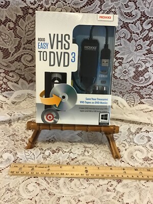Roxio Easy VHS to DVD 3 Converter Transfer Old Videos NEW Open Box | eBay