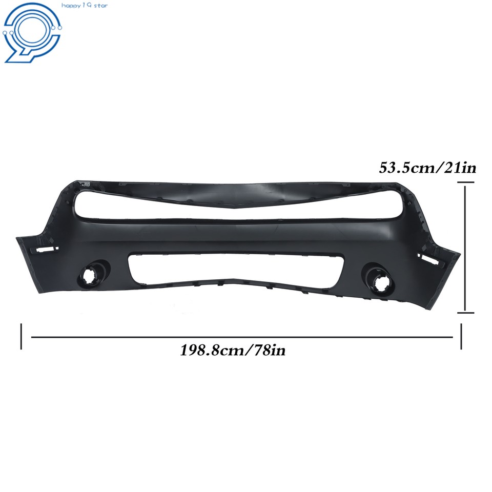 Primed Front Bumper Cover Fascia For 2015-2023 Dodge Challenger ...