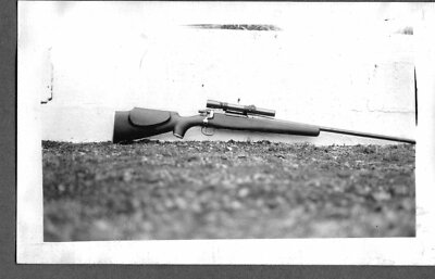 VINTAGE PHOTOGRAPH 1930-40'S BOLT ACTION GUN/RIFLE SCOPE PENNSYLVANIA ...