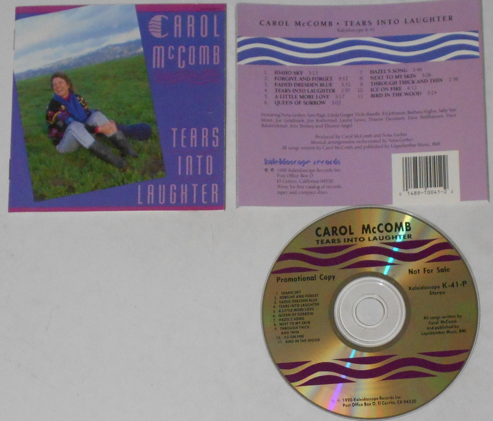 Carol McComb Tears Into Laughter U.S. promo label cd | eBay