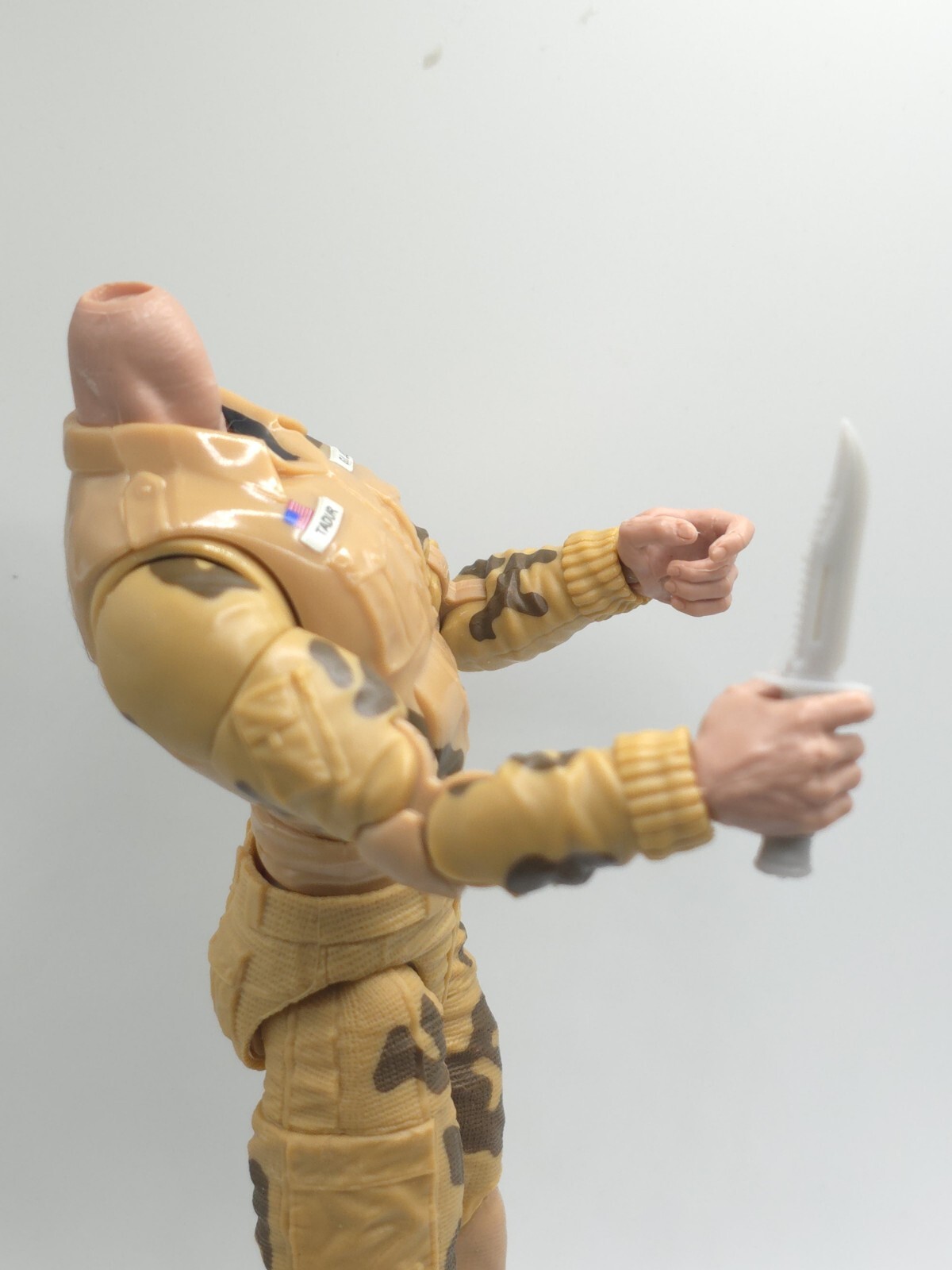 3d Print KRAVEN RAMBO K-BAR KNIFE 1:12 6" GI Joe Classified MARVEL ...