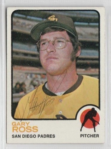 Gary Ross 1973 Topps autographed auto signed card Padres | eBay