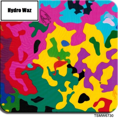 HYDROGRAPHIC WATER TRANSFER Hydro Dipping Dip Print Film Sheet DIY 50CM ...