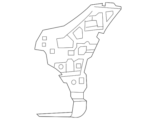 MERCEDES Mercedes-Benz OEM 14-15 S550 Front Bumper-side Mount Right ...