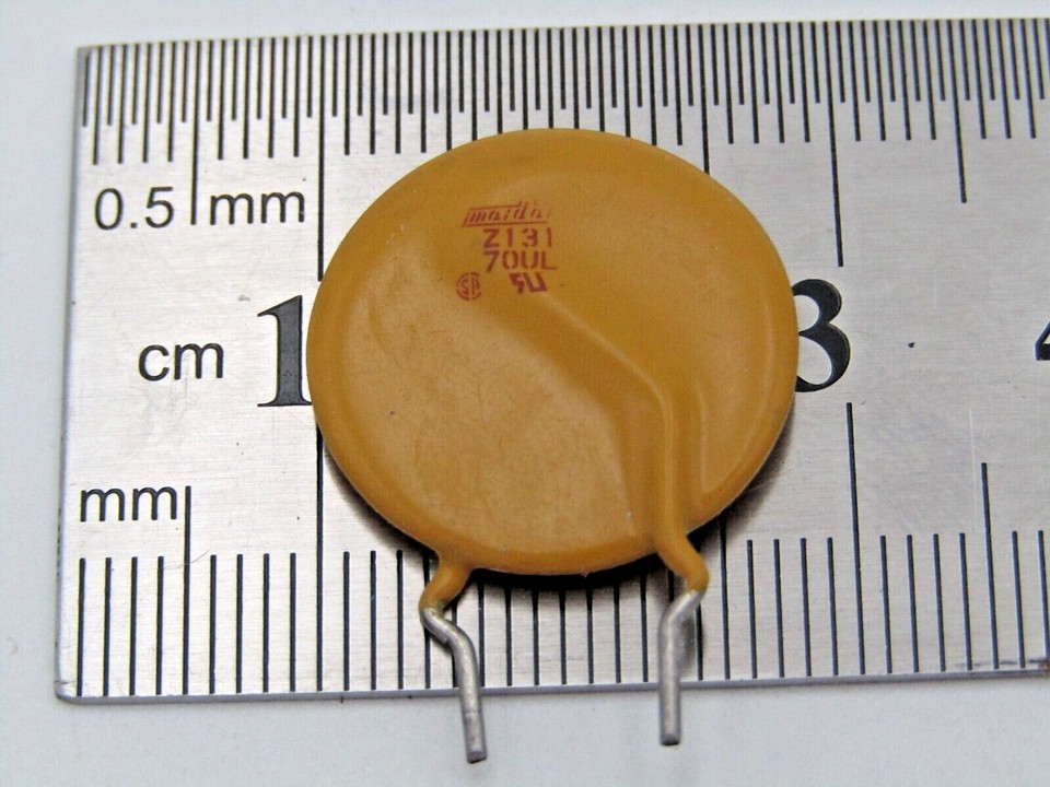 ( 5 PCS ) Z131-70UL Zinc Oxide Varistor MOV 130 VAC / 175 VDC | eBay