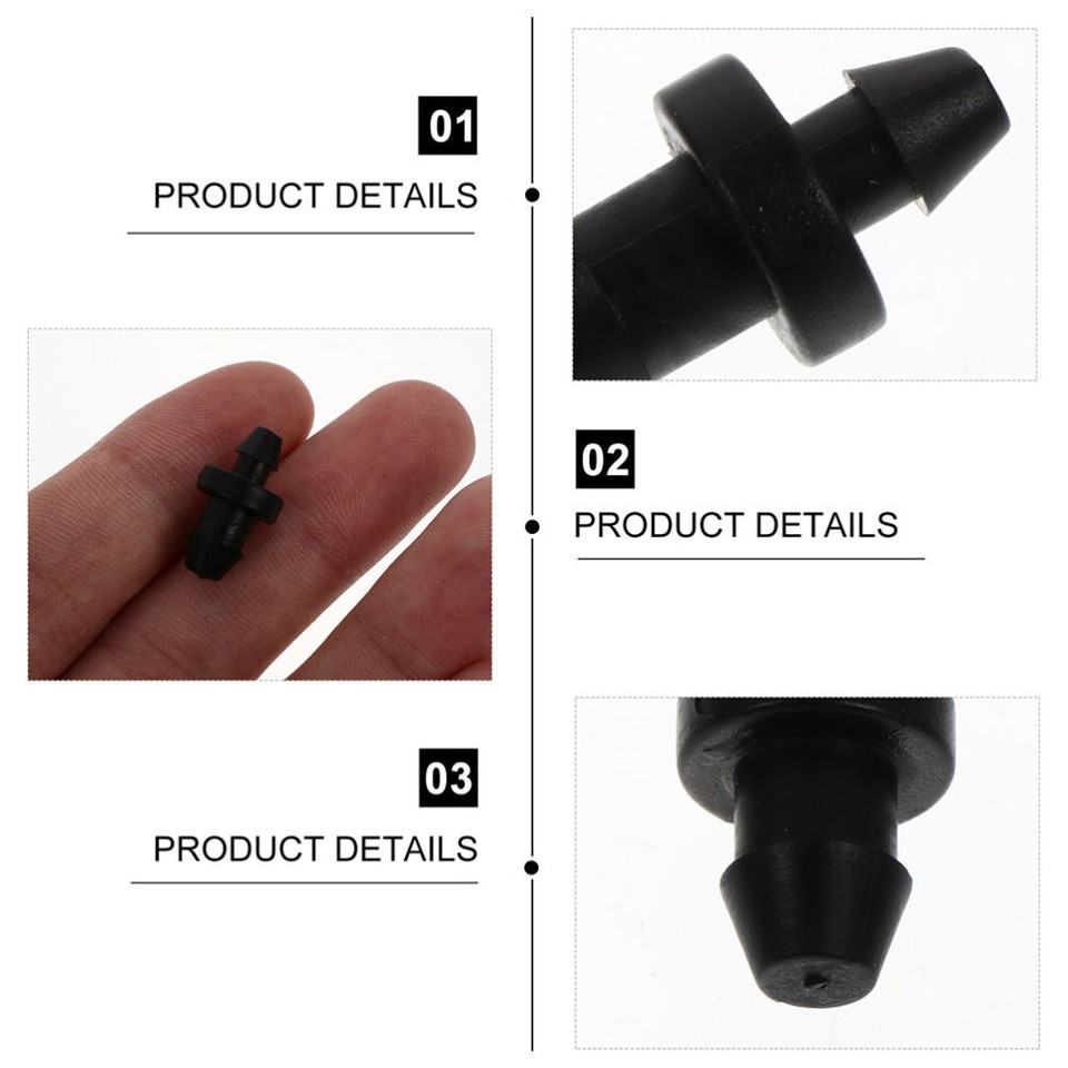 60pcs Irrigation End Plugs Tube Stopper Garden Pipe Plug Drip Plug for Gardening | eBay