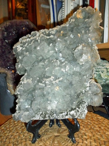 15 lbs. Fluorite Crystal & Calcite Crystal Cluster Huge Museum Specimen ...