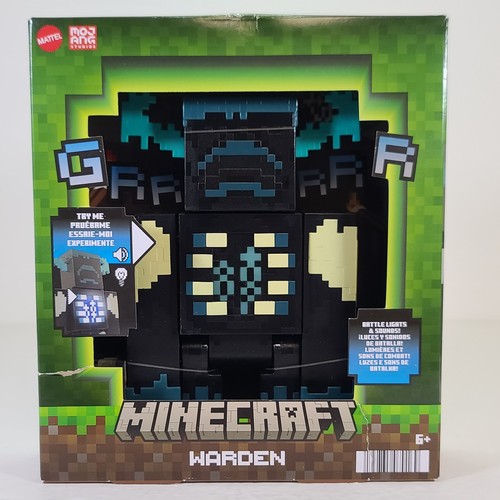 Mattel Minecraft Warden Action Figure Battle Lights & Sounds | eBay