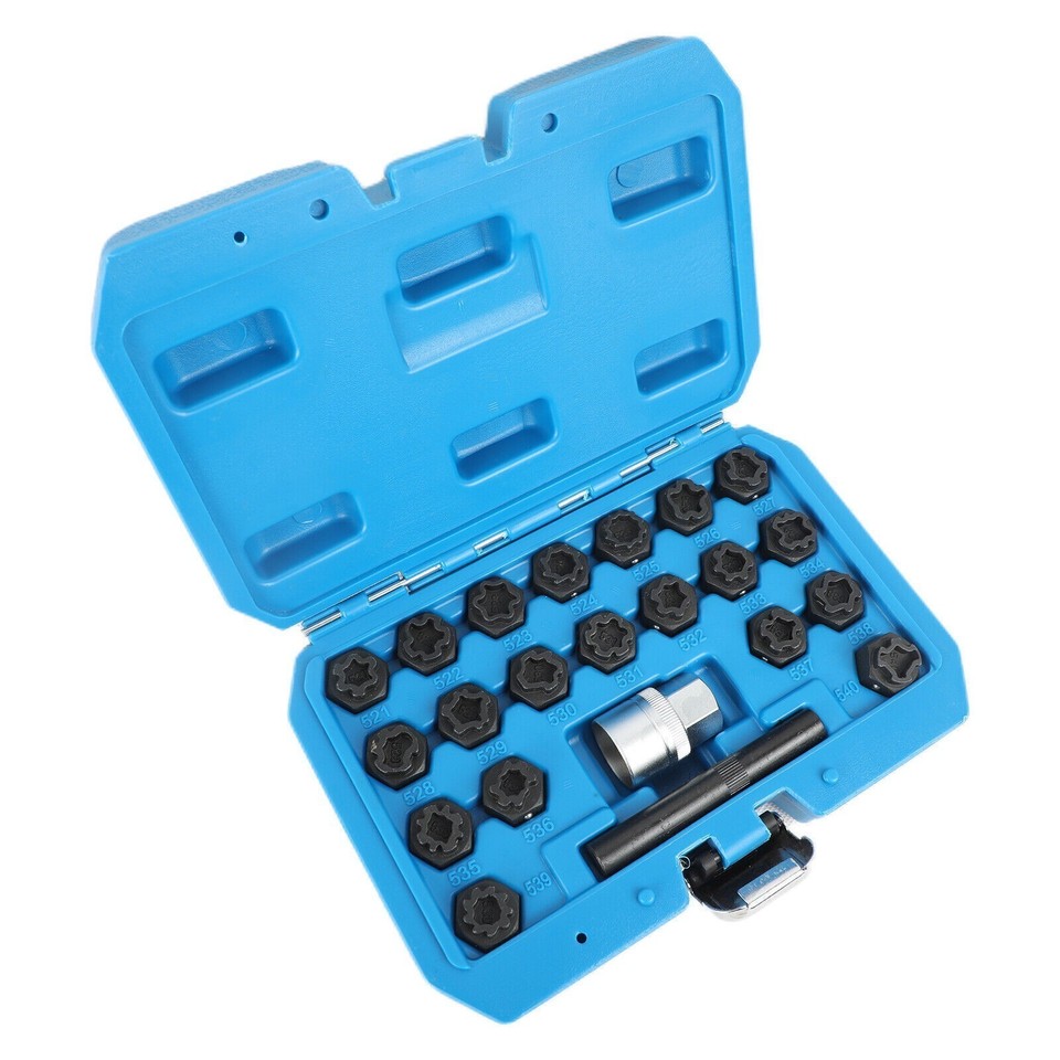 22pcs VW Wheel Lock Key Set Removal Tool for Anti-Theft Lug Nut VAG ...