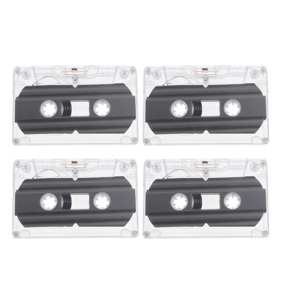 4Pcs Audio Cassette Tape DIY Empty Cassette Empty Cassette Tape Wall ...