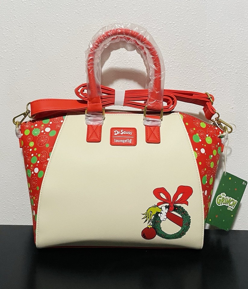 Loungefly Dr. Seuss How The Grinch Stole Christmas! Trio Tree Satchel ...