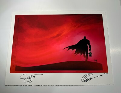 Batman: Last Knight On Earth Cover Art Lithograph Limited Edition ...