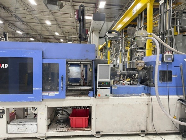 200 TON 9.6 OZ JSW MODEL J180AD-300H ELECTRIC INJECTION MOLDING MACHINE ...