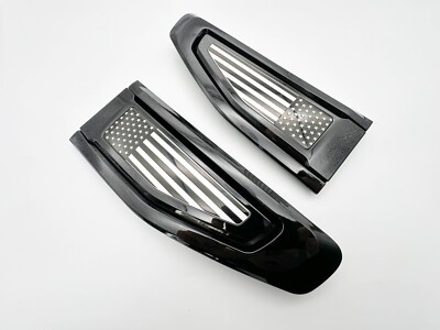 Fender Vent Black Emblem Fit GMC Set 2021-2024 GMC Yukon Black Flag | eBay