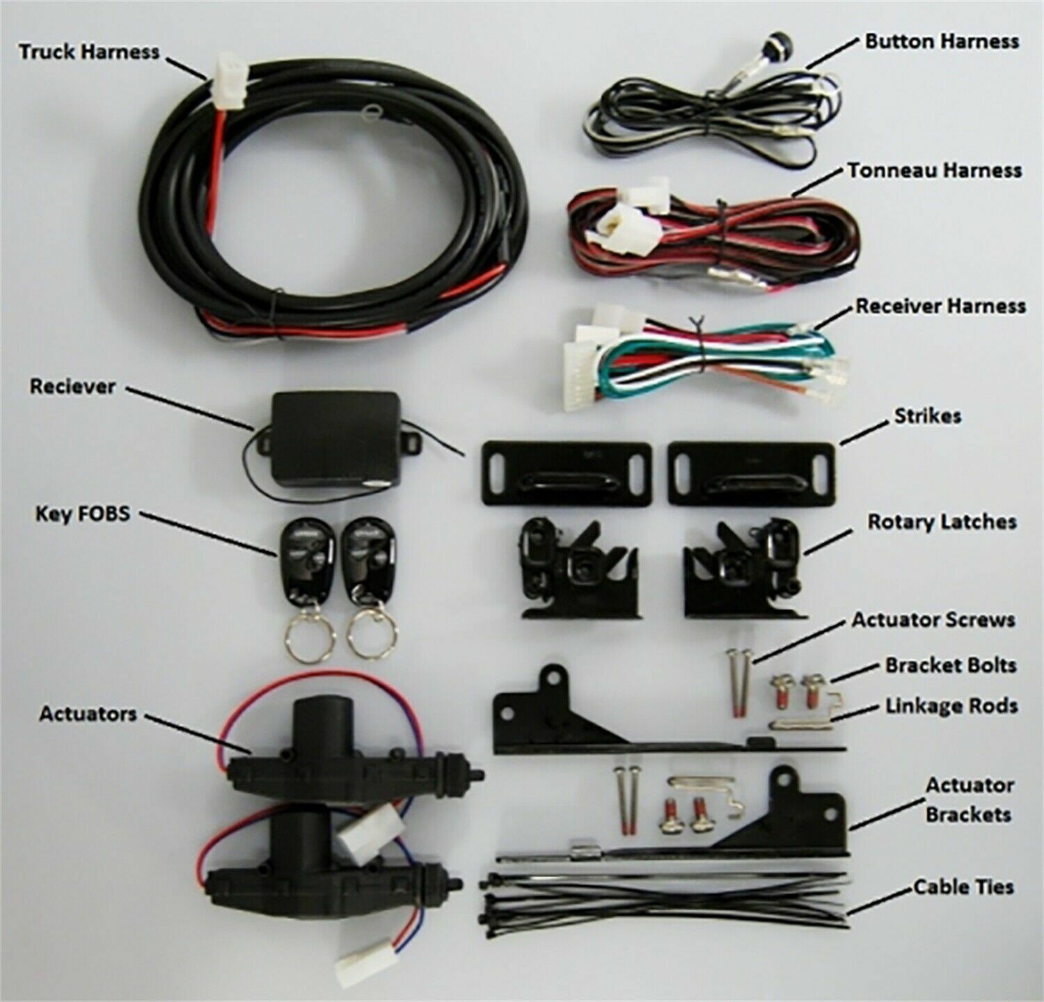 Pop & Lock PL9000 Power Pop Remote Keyless Entry Kit for Hard Tonneau ...