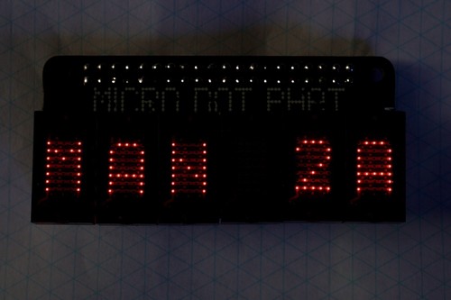 Pimoroni Micro Dot Phat for Raspberry Pi + 6 x MAN 2A 5x7 LED Matrix ...